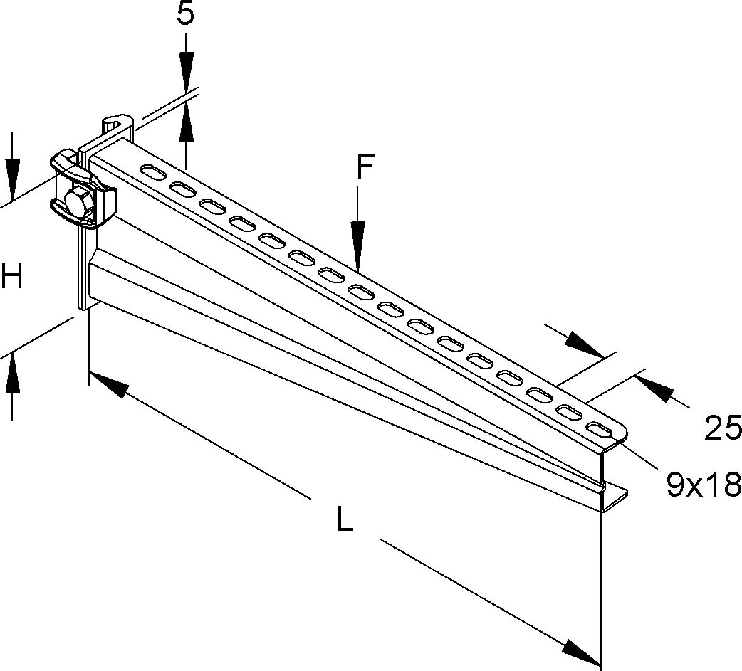 Niedax Ausleger KTTS 200