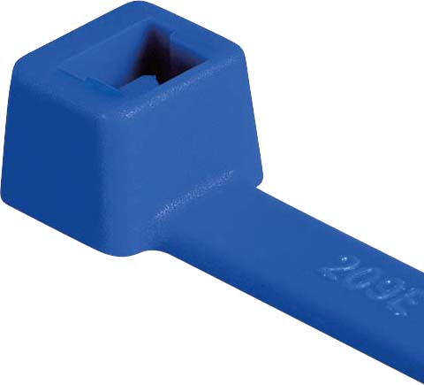 HellermannTyton Kabelbinder 2,5x100 blau T18R-N66-BU-C1