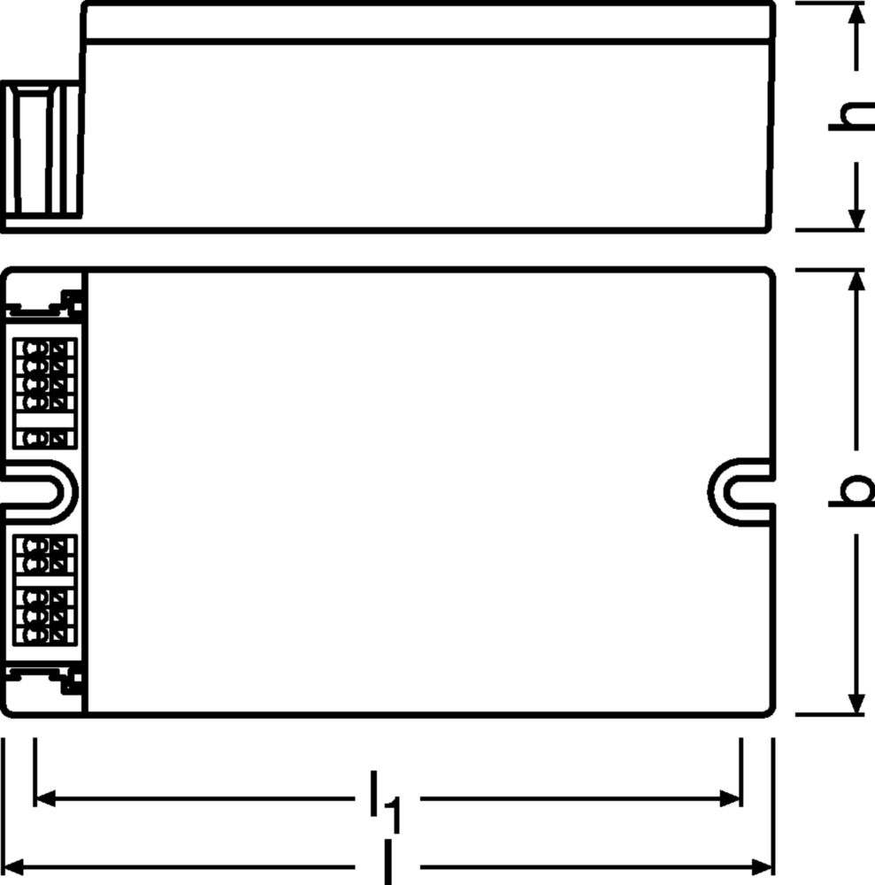 Inventronics LED-Driver OT 165/170-240/1A0 1DIM NFC G3 CE