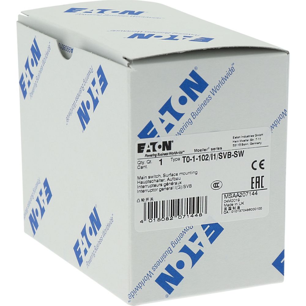 Eaton Hauptschalter I(G)/SVB T0-1-102/I1/SVB-SW