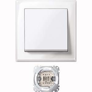 Merten Jumbo Schalter pws/gl 10AX AC 250V MEG3341-1419 - MEG3341-1419 ...