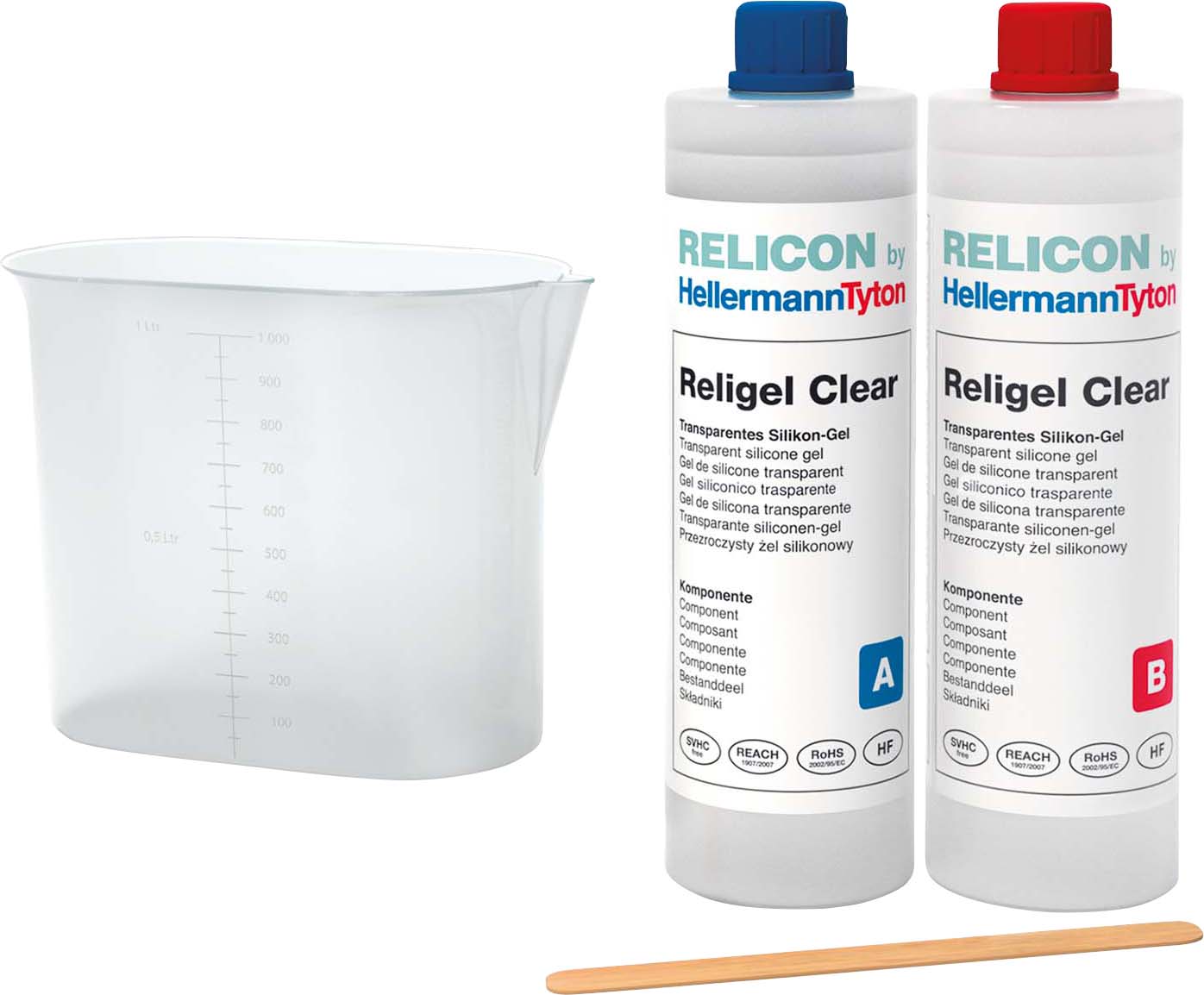HellermannTyton Religel 1.000-SIG-CL 1000ml Clear #00754