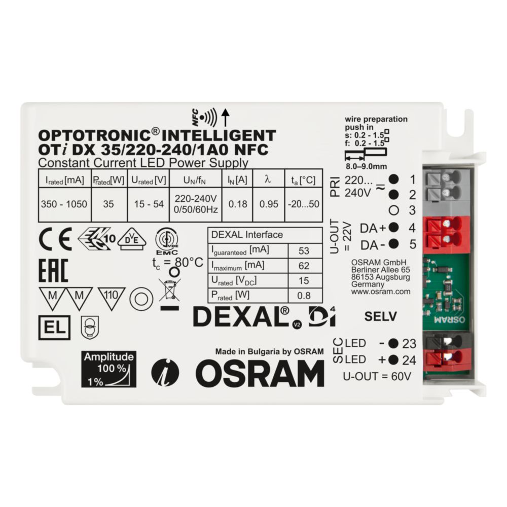 Inventronics LED-Treiber OTI DX 35/220-240/1A0 NFC