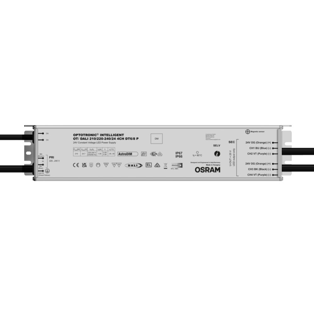 Inventronics LED-Driver OTi DALI 210/220-240/244CHDT6/8 P