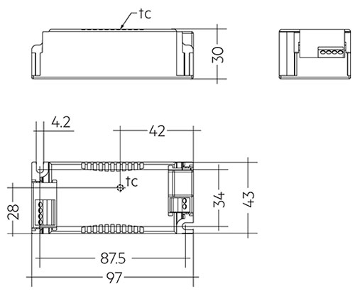 Tridonic LED driver LC 28w 300-700ma flexC NFC SC EXC3 – 87501027