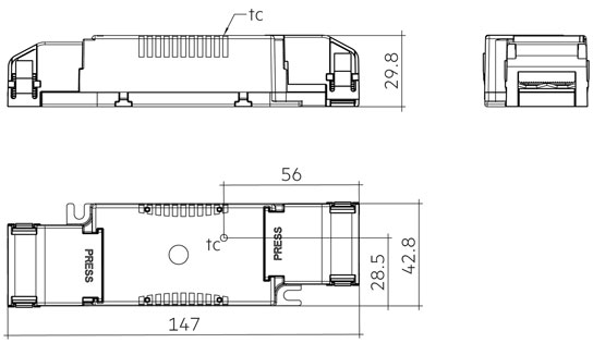 Tridonic LED-Driver LC 30W 700mA fixC SRL ADV2 - 87500957