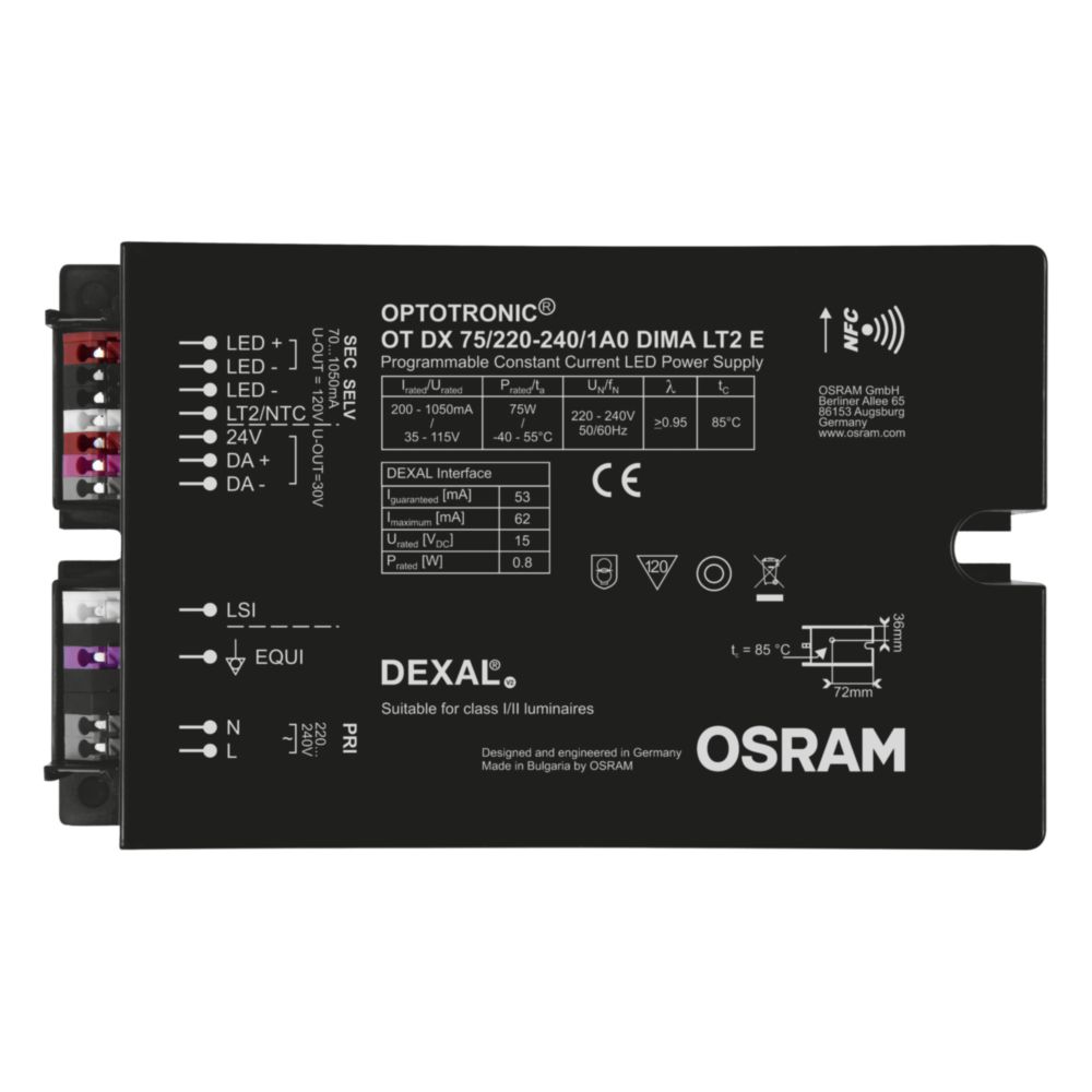 Inventronics LED-Treiber OT DX 75/220-240/1A0 DIMA LT2 E