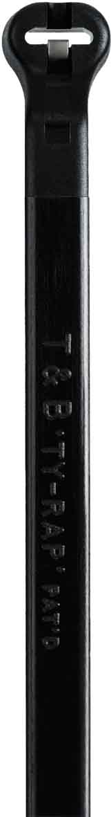 ABB Stotz S&J T&B Kabelbinder 186x4,8 UV sw TY25MX