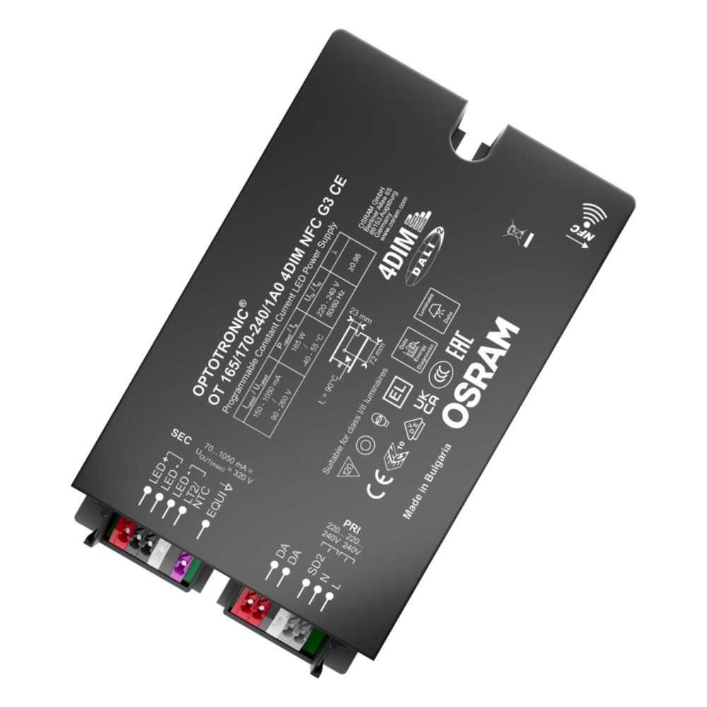 Inventronics LED-Driver OT 165/170-240/1A0 4DIM NFC G3 CE
