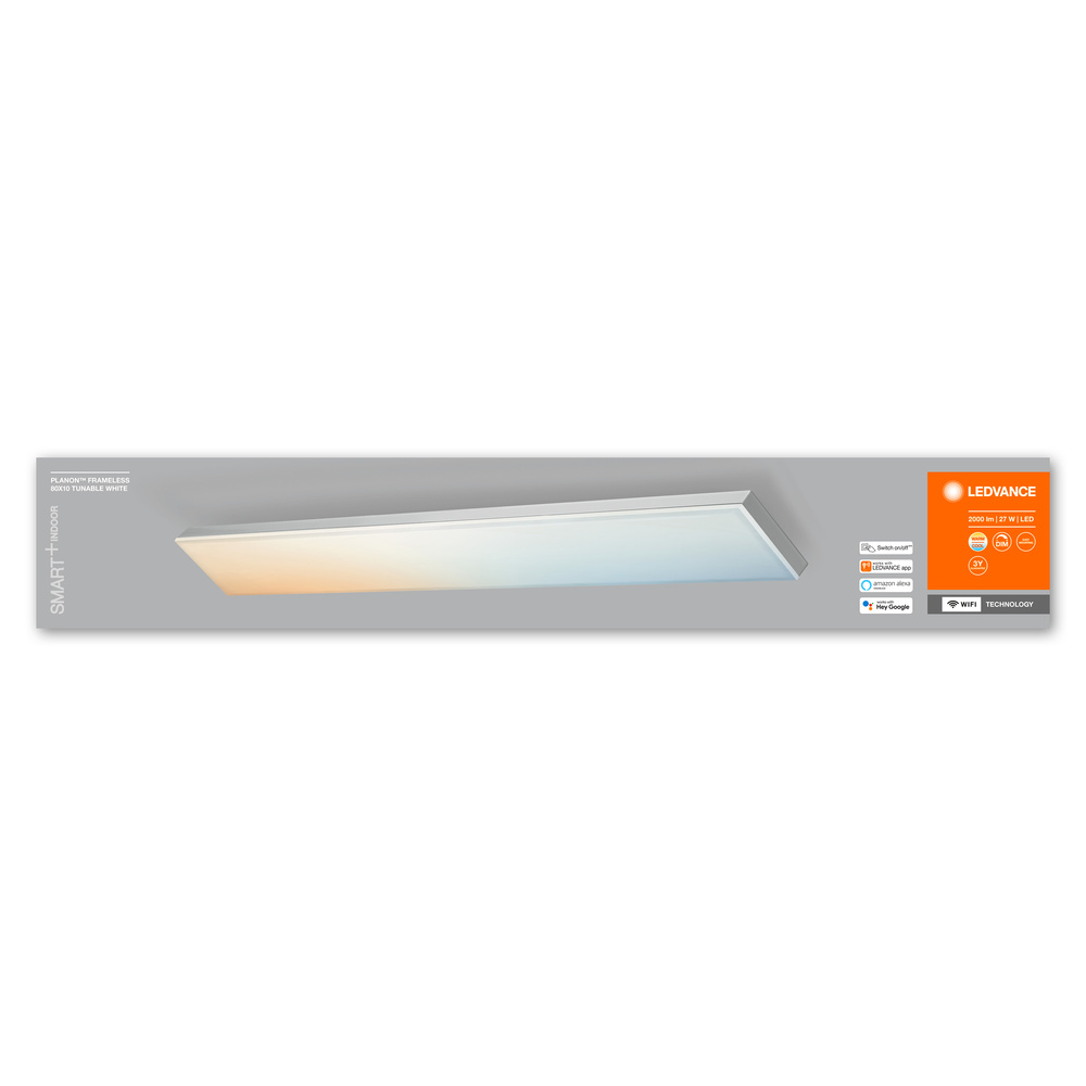 Ledvance LED panel luminaire SMART+ Planon Frameless TW 800X100