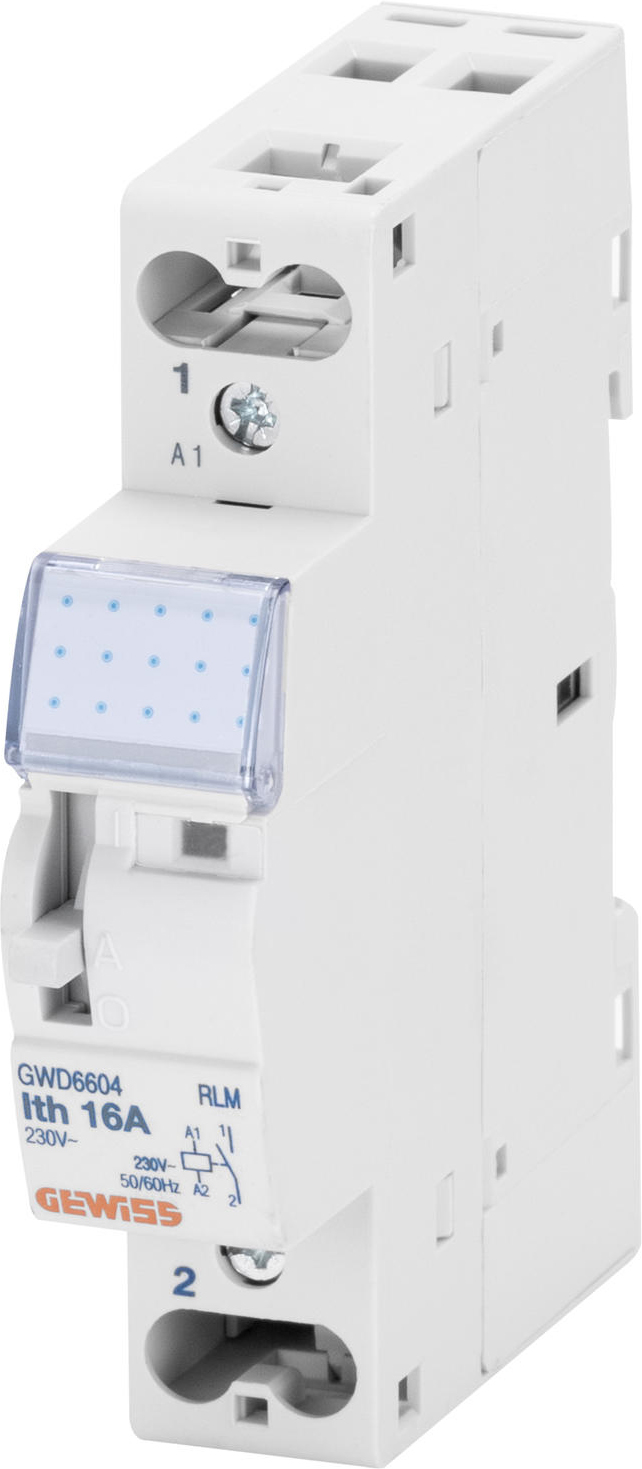 Gewiss Relais 1S, 16A, 230VAC GWD6604