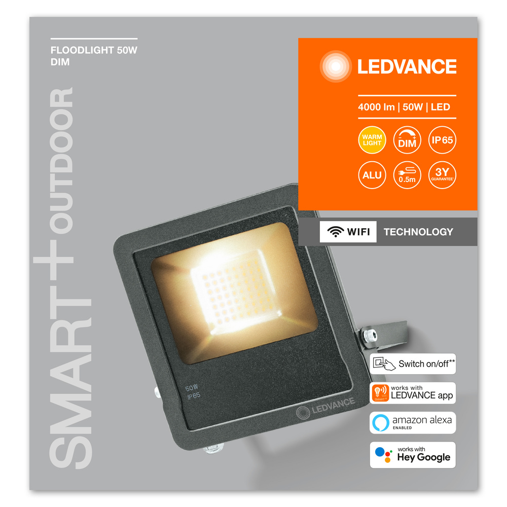 Ledvance LED outdoor luminaire SMART+ DIMMABLE 50 W