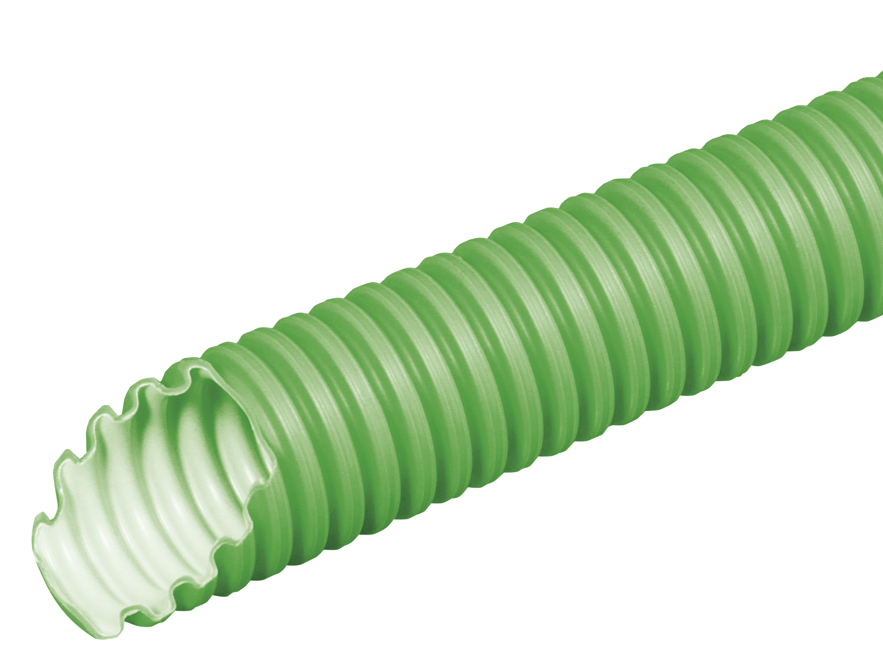 Fränkische Kunststoff-Wellrohr leicht 20,0x14,4mm FBY-EL-F 20 gn