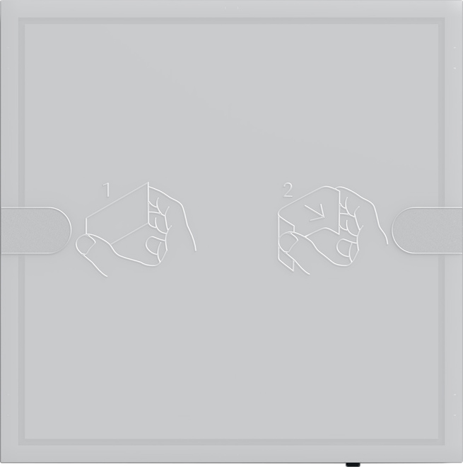 Gira KNX Tastsensor 4 Komf. 1f TS4 anthr. 5001028