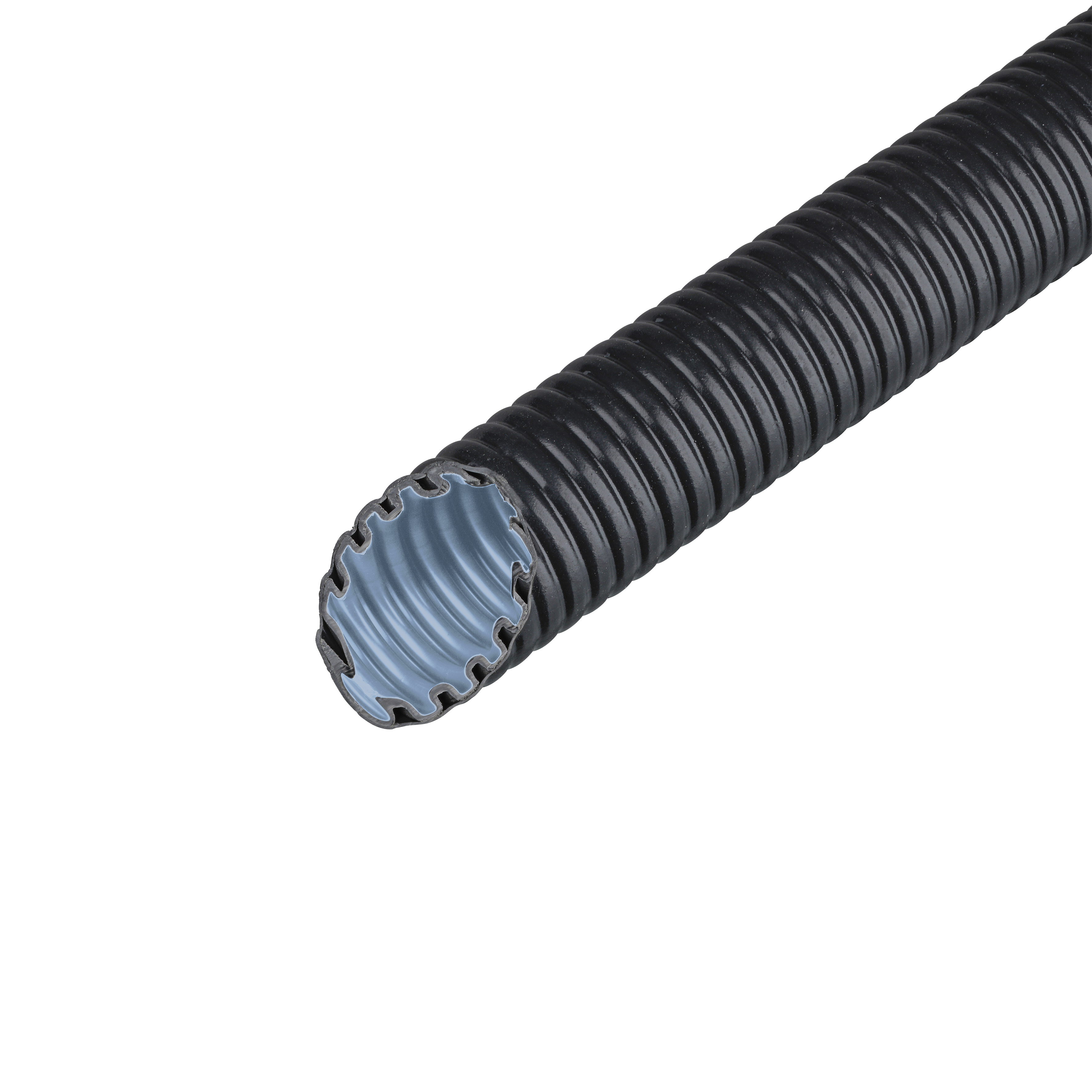 FrÃ¤nkische Kunststoff-Wellrohr schwer 40,0x30,9mm FFKuS-ES-F-UV40 sw ...