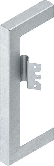 Niedax GK-Wandabschlussblende li 211x80mm DWBL 170T80 R