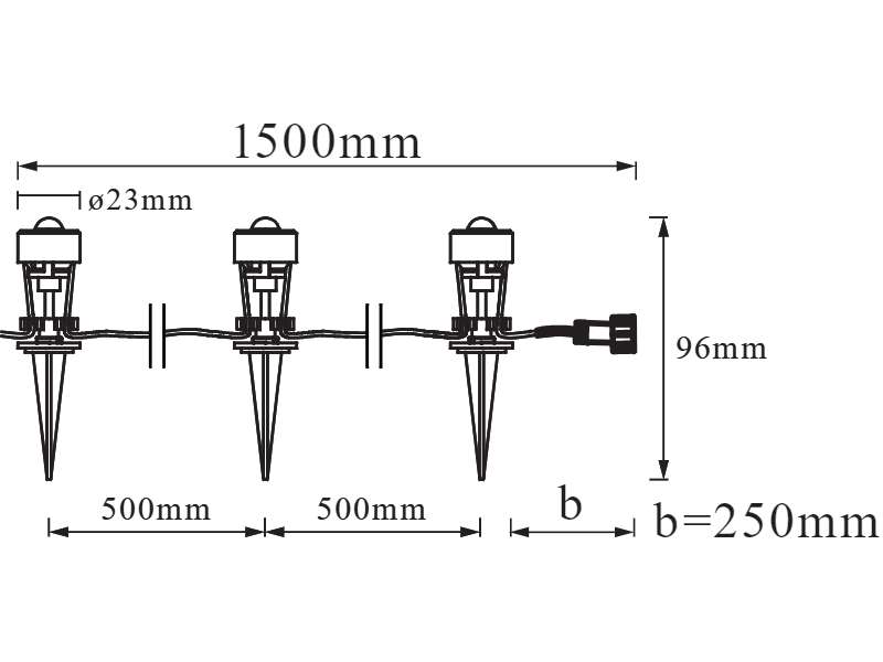Ledvance Dekorative LED-Außenleuchte ENDURA GARDEN DOT 3 Dot extension ...