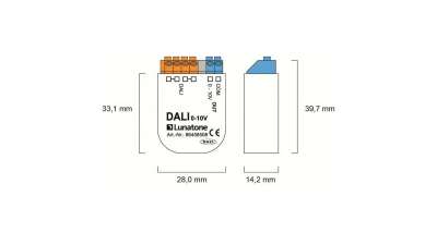 Lunatone Light Management DALI Interface Module DALI 0-10V