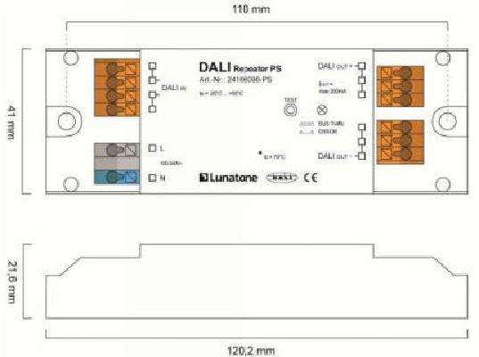 Lunatone Light Management DALI Repeater 200mA