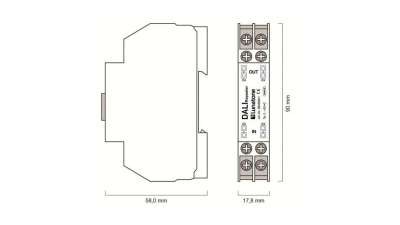 Lunatone Light Management DALI Repeater DIN-Rail