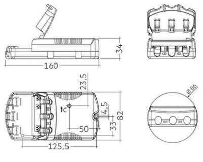 Tridonic LED-Driver LC 60W 1050/1200/1400mA flexC SR ADV