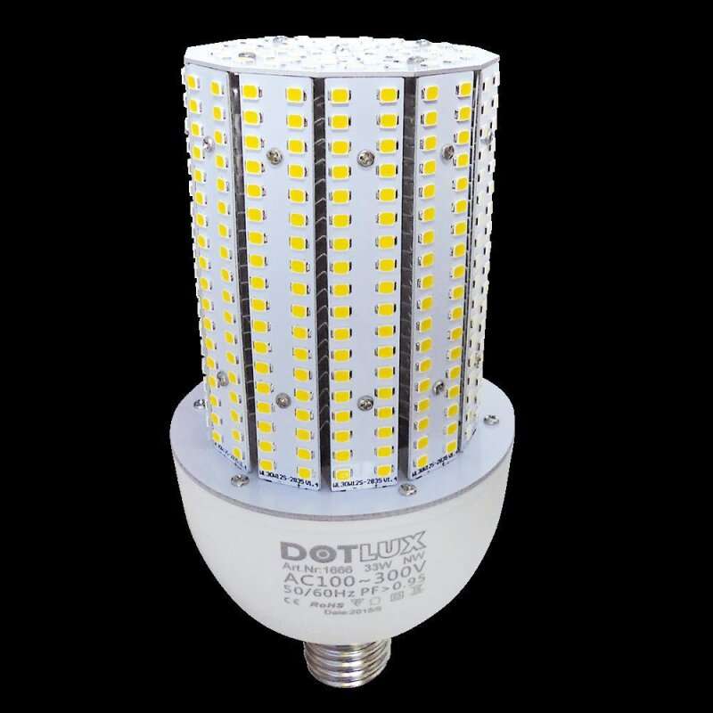 DOTLUX LED-Strassenlampe RETROFITprotect E27 28W 3000K - 1666-130360 ...