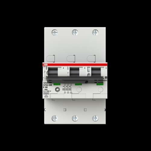 ABB Stotz S&J Haupleitungsschutzschalter 50A E 25kA 3P S753DR-E50 ...