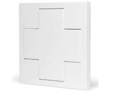 Lunatone DALI Funktaster-Steuermodul wDali Switch Cross Weiß