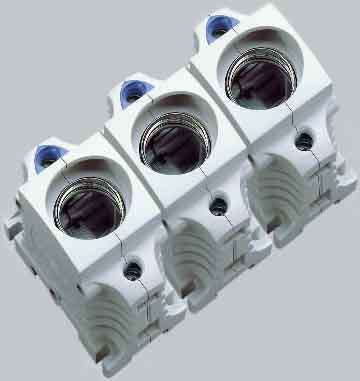 Wöhner D-Einbau-Sockel 3pol. 31174