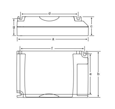 Helvar FL-EVG EL1/2x18-42TCs 50-60Hz
